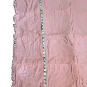Handmade | Bedding | Handmade Pink Rag Quilt Baby Blanket Brand New ...